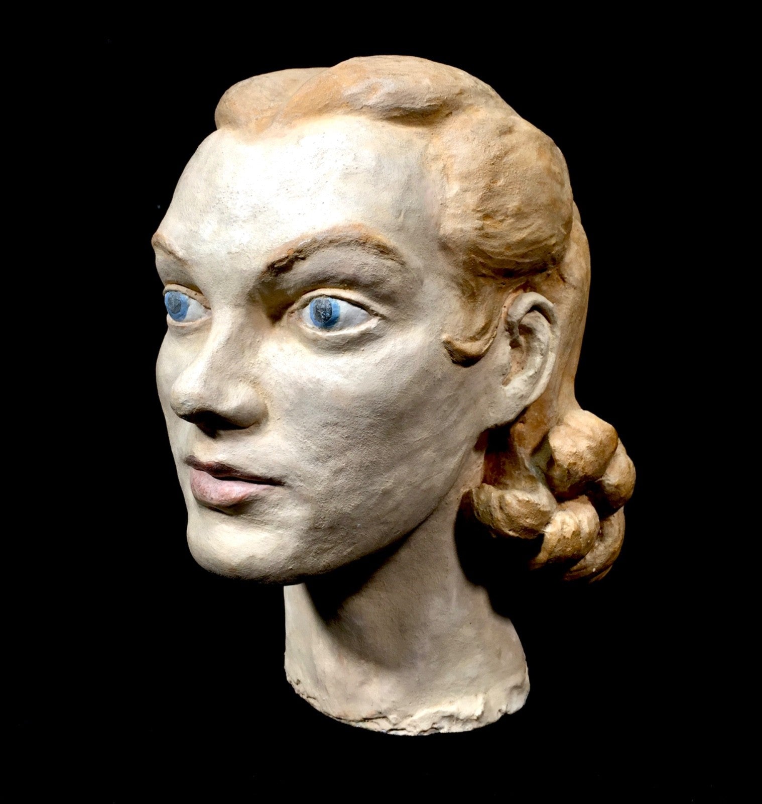 Vintage Plaster Bust Sculpture by Artist William Dench / Mannequin Ant ...